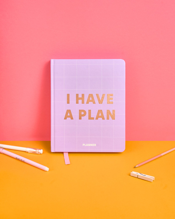 Планер «I HAVE A PLAN» сиреневый: Фото - ORNER